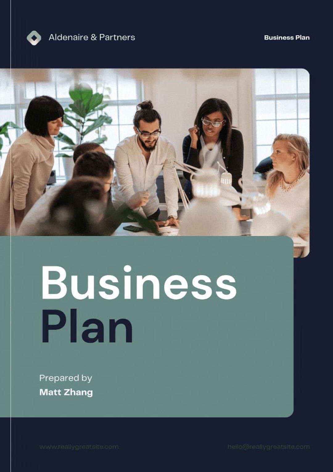 Professional Business Plan Template | Customizable Canva Template ...