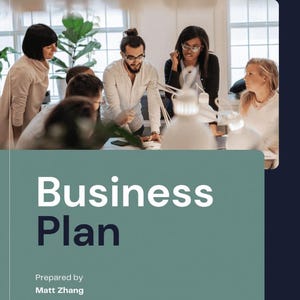 Professional Business Plan Template | Customizable Canva Template ...