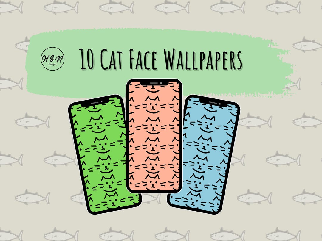 10 Cat Face Phone Wallpapers | Cat Face iPhone Wallpaper | Cat Face ...