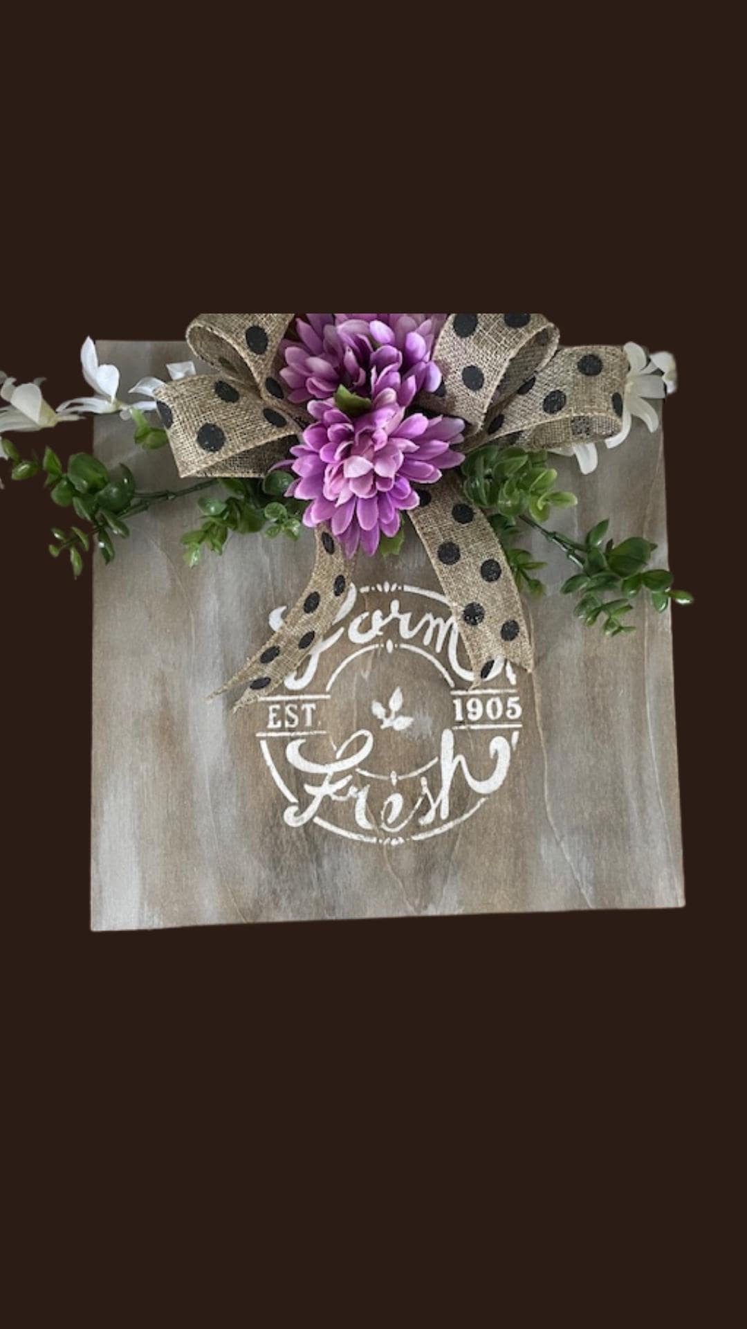 Farm Fresh Wall Decor Sign Country - Etsy