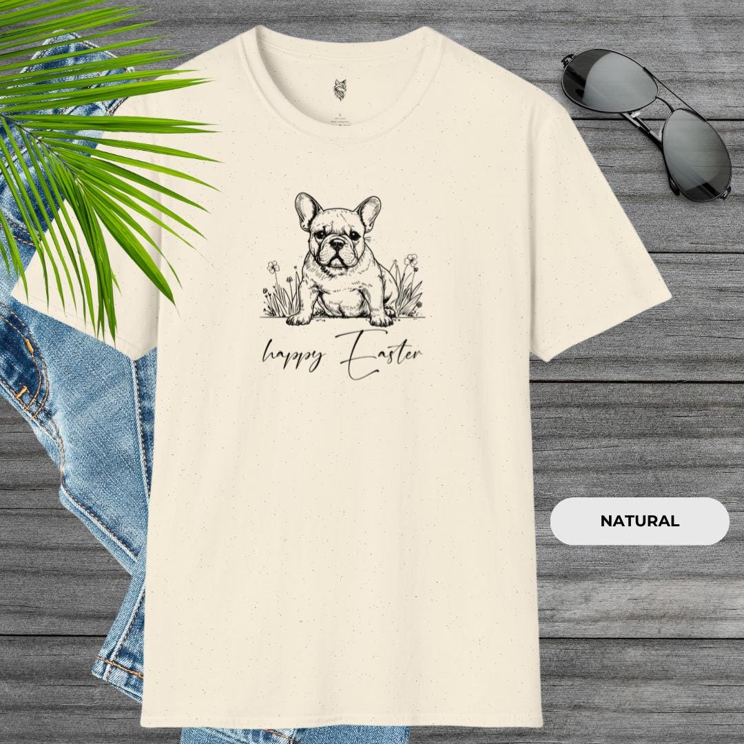 Happy Easter French Bulldog T-shirt, Dog Lover Gift, Easter Outfit ...