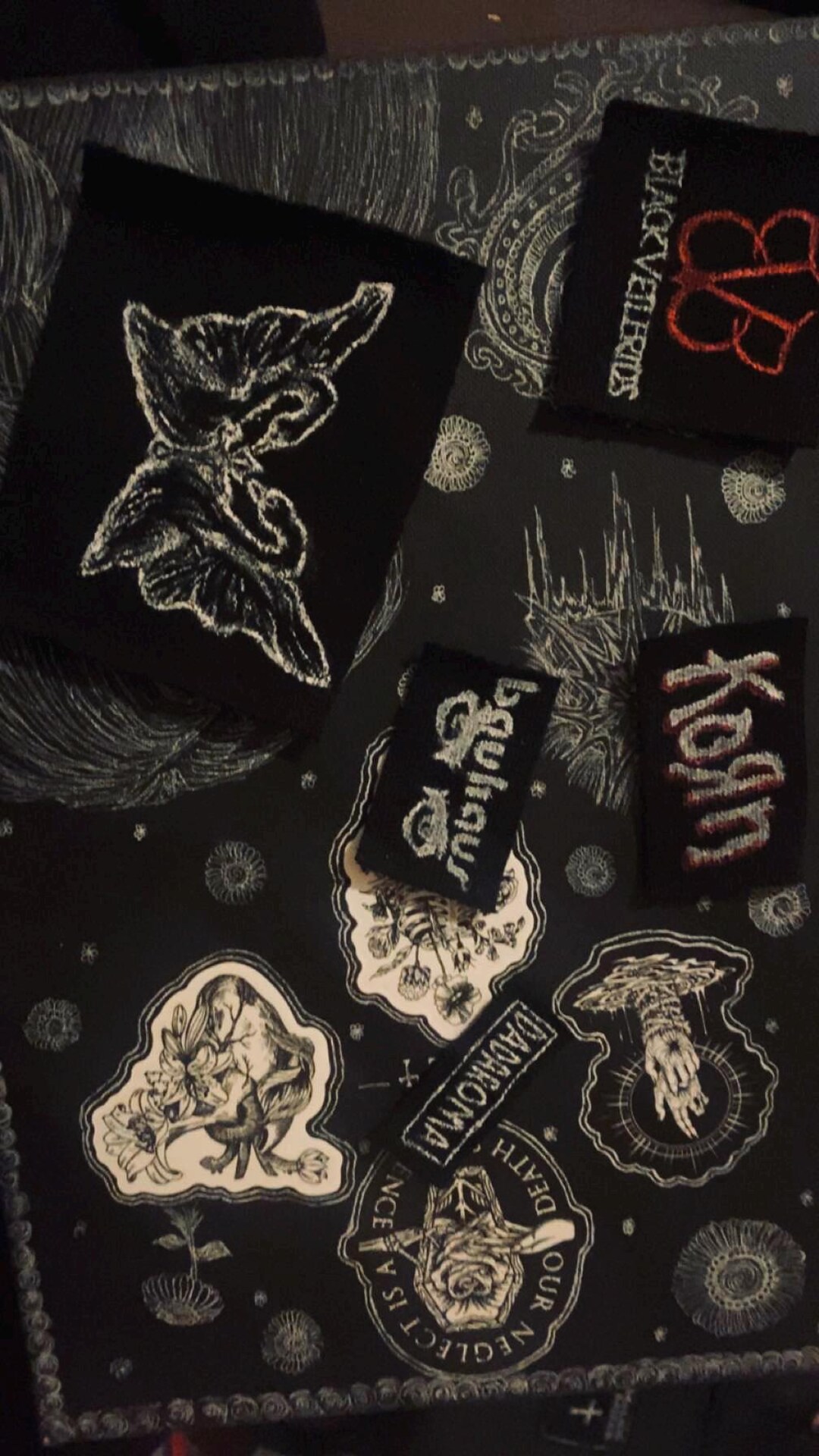 Hand Painted Patches, Punk, Goth, Band Patches- Made to Order - Etsy