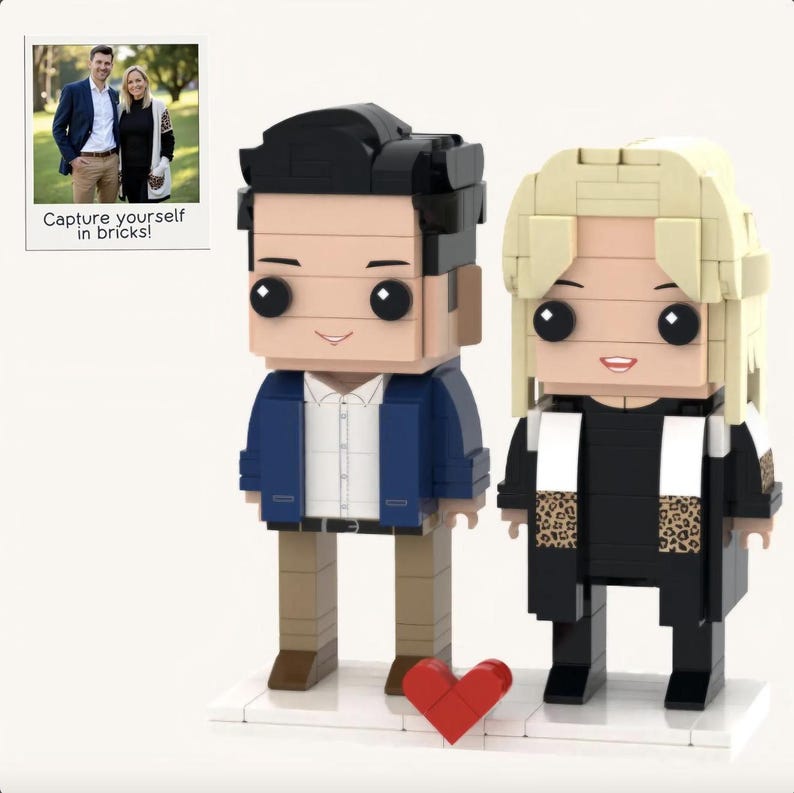 Custom Lego Brick Figures From Photo, Personalized Brick Minifigures ...