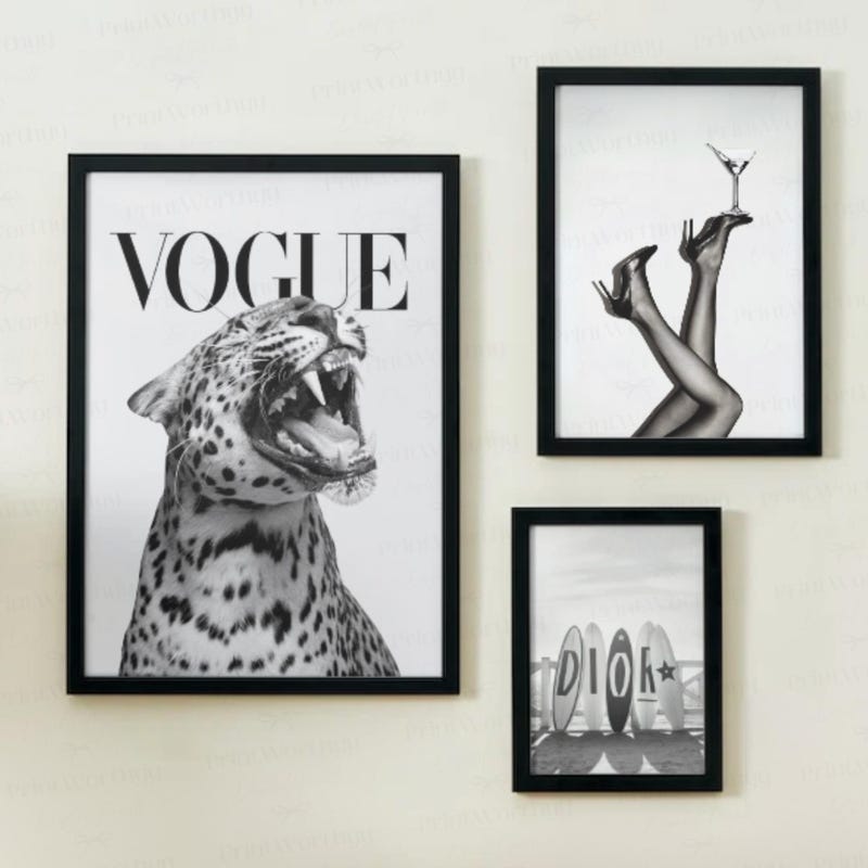 Vogue Poster - Etsy