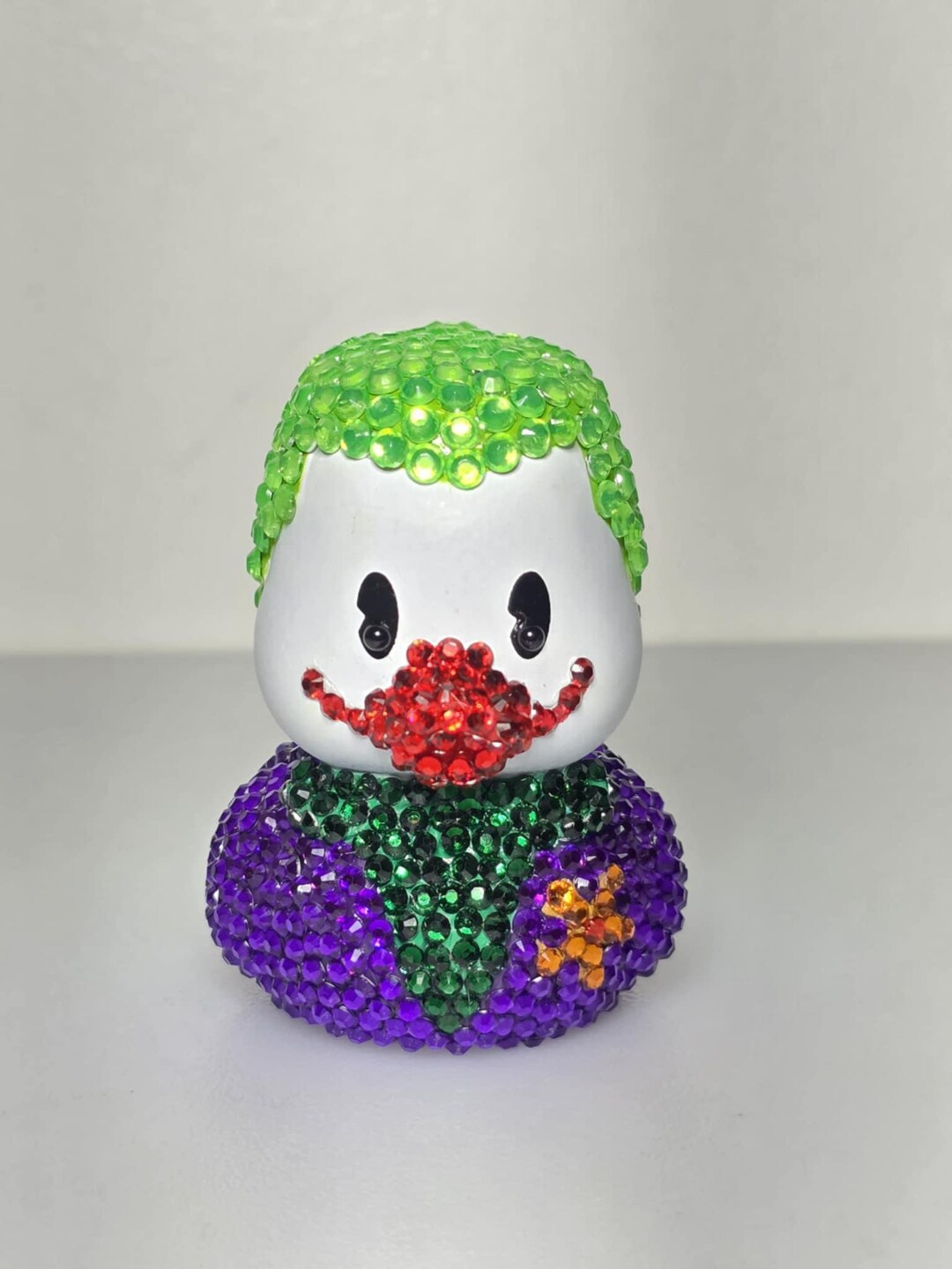 Joker Rhinestoned Rubber Duck - Etsy