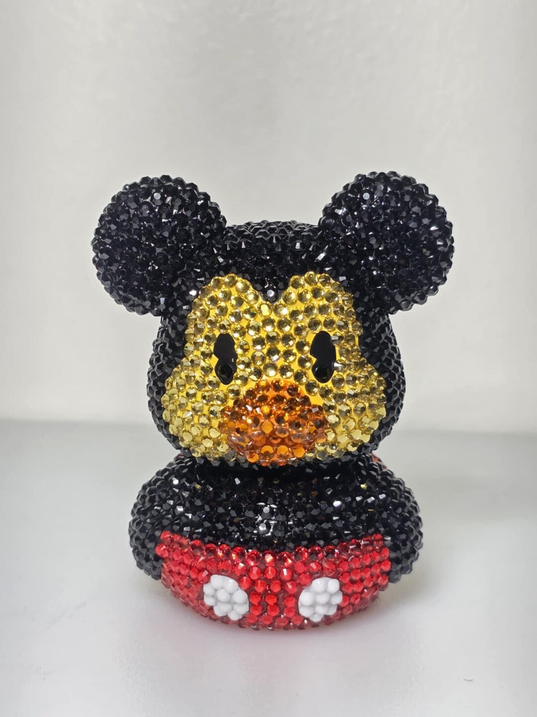 Mickey Rhinestone Rubber Duck - Etsy
