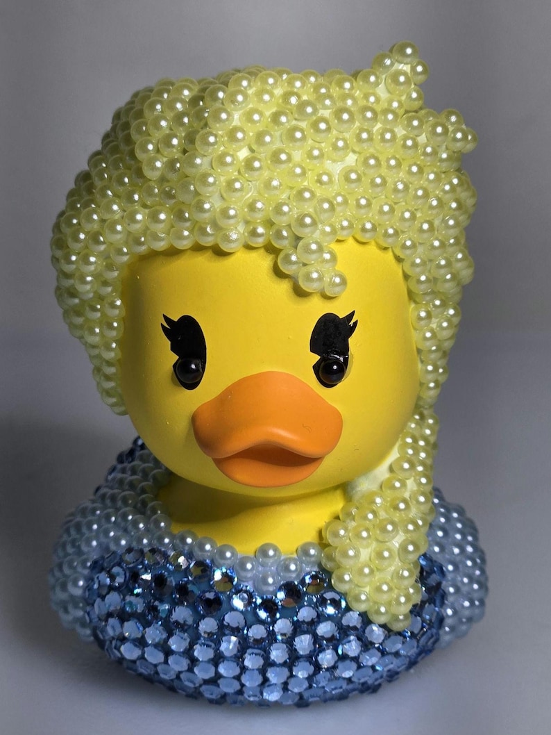 Elsa Frozen Rhinestoned Rubber Duck - Etsy