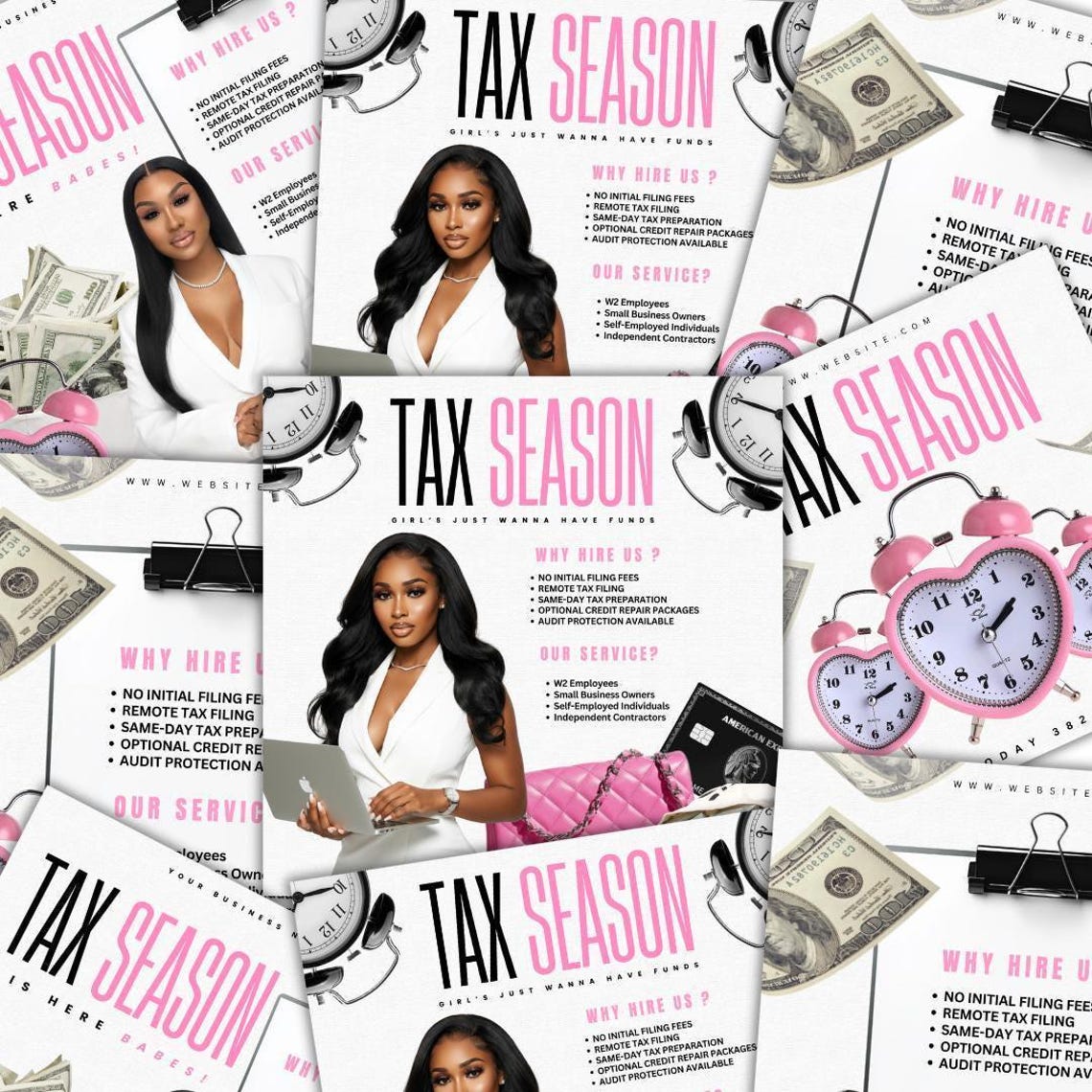 Tax Flyer | Stand on Business | Tax Season | Taxes | Instant Download ...