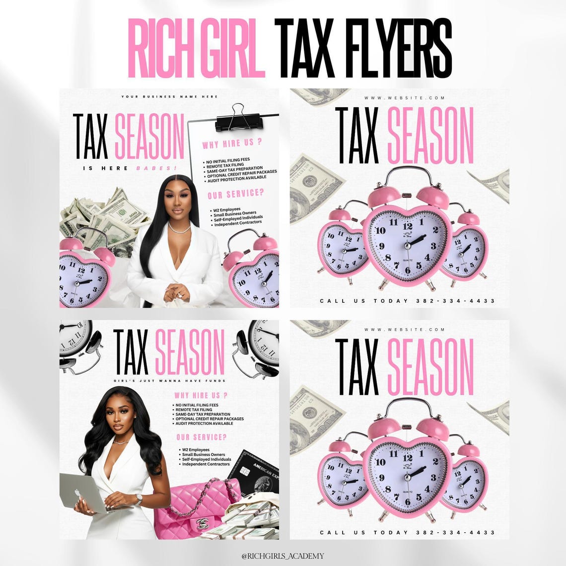 Tax Flyer | Stand on Business | Tax Season | Taxes | Instant Download ...