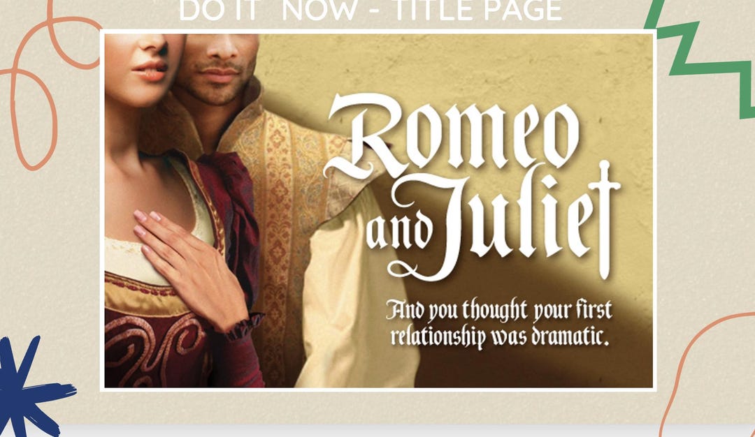 Introduction to Romeo and Juliet - Etsy