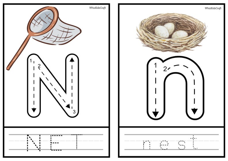 ABC Tracing Sheets – Educational Alphabet Writing Practice for Kids - Etsy