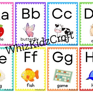 Alphabet Flashcards for Toddlers – Fun Learning With 26 Illustrated ...