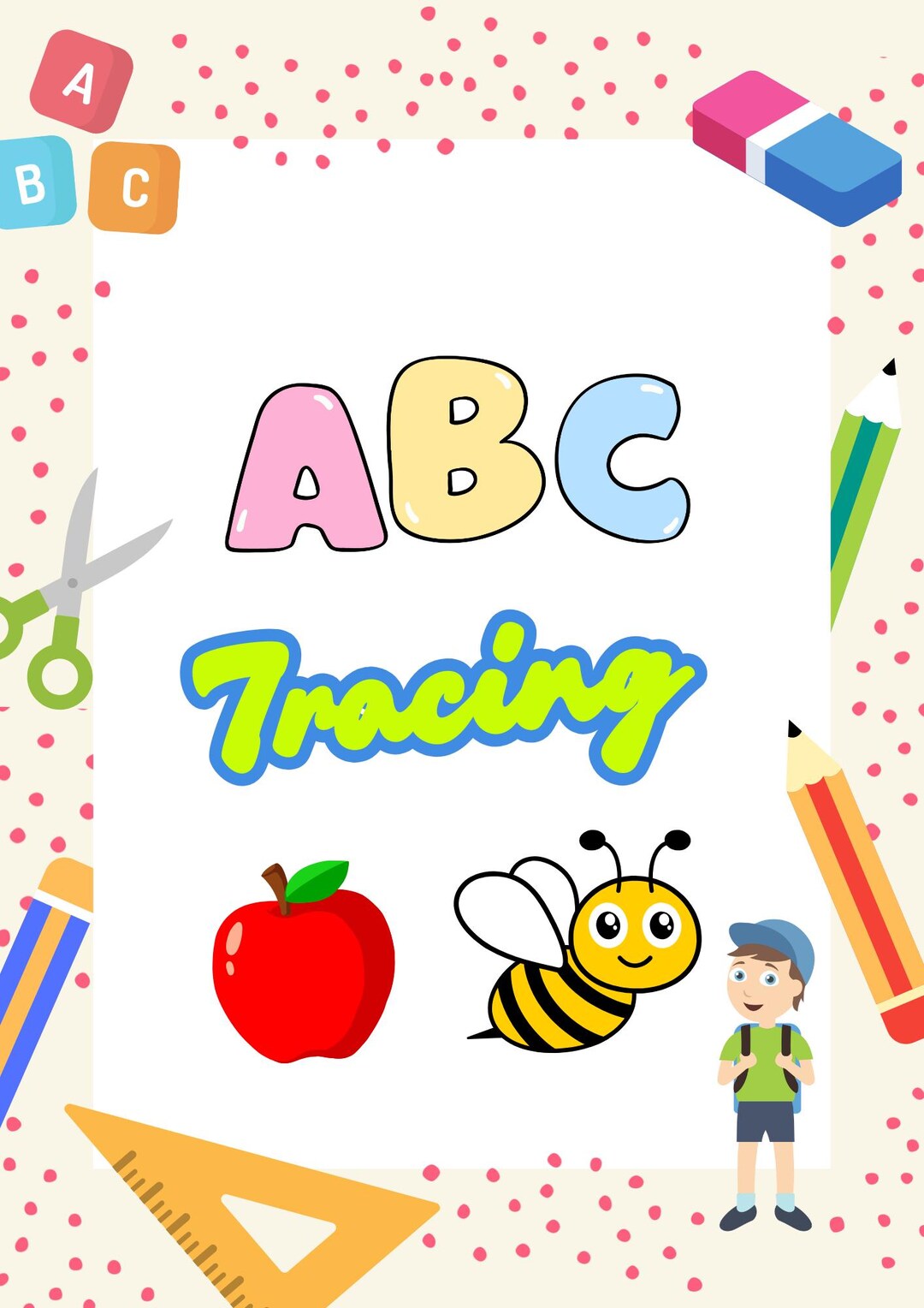 ABC Tracing Sheets – Educational Alphabet Writing Practice for Kids - Etsy