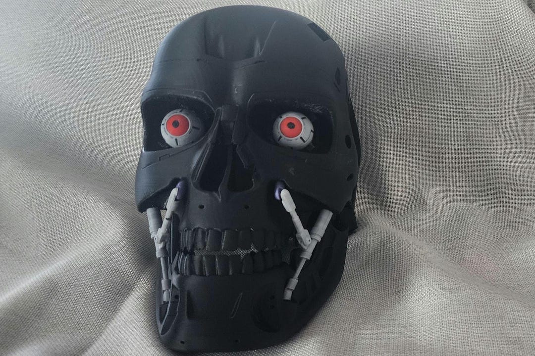 Terminator Skull 3D - Etsy