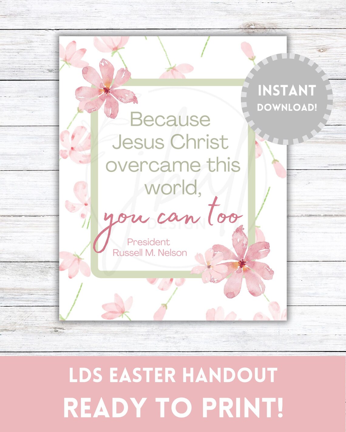 LDS Easter Handout - Etsy