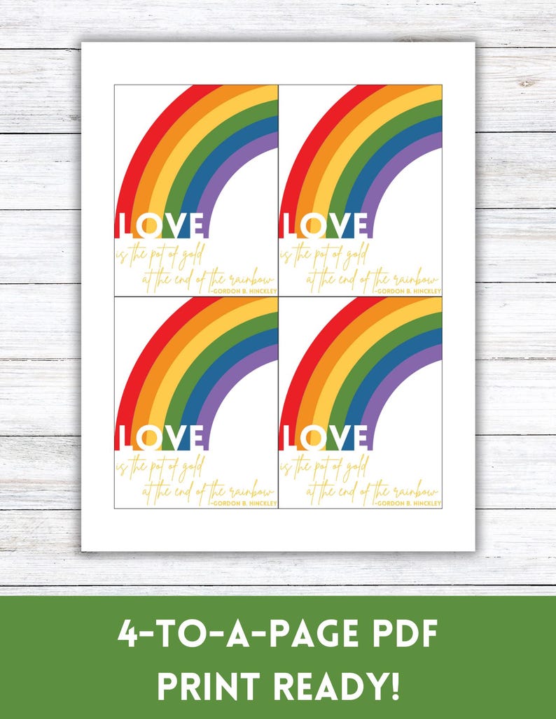 LDS St. Patrick's Day Handout - Etsy
