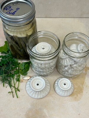 Masontops Pickle Pebble Glass Infinity Weights for Fermenting - Etsy Canada