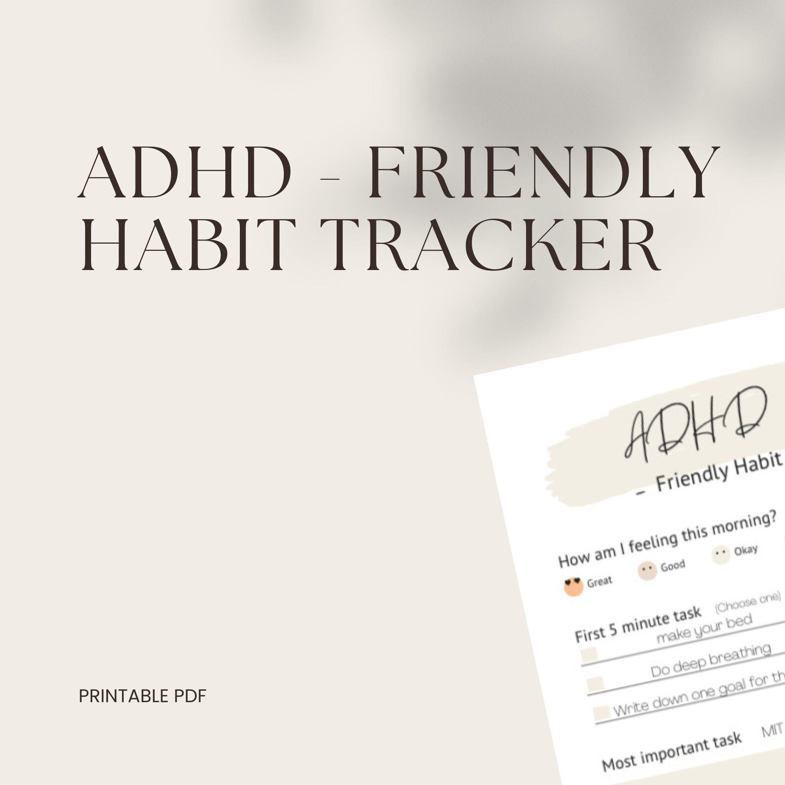 ADHD Time Management, Adhd Daily Planner,adhd Habit Tracker ...