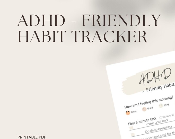ADHD Time Management, Adhd Daily Planner,adhd Habit Tracker ...