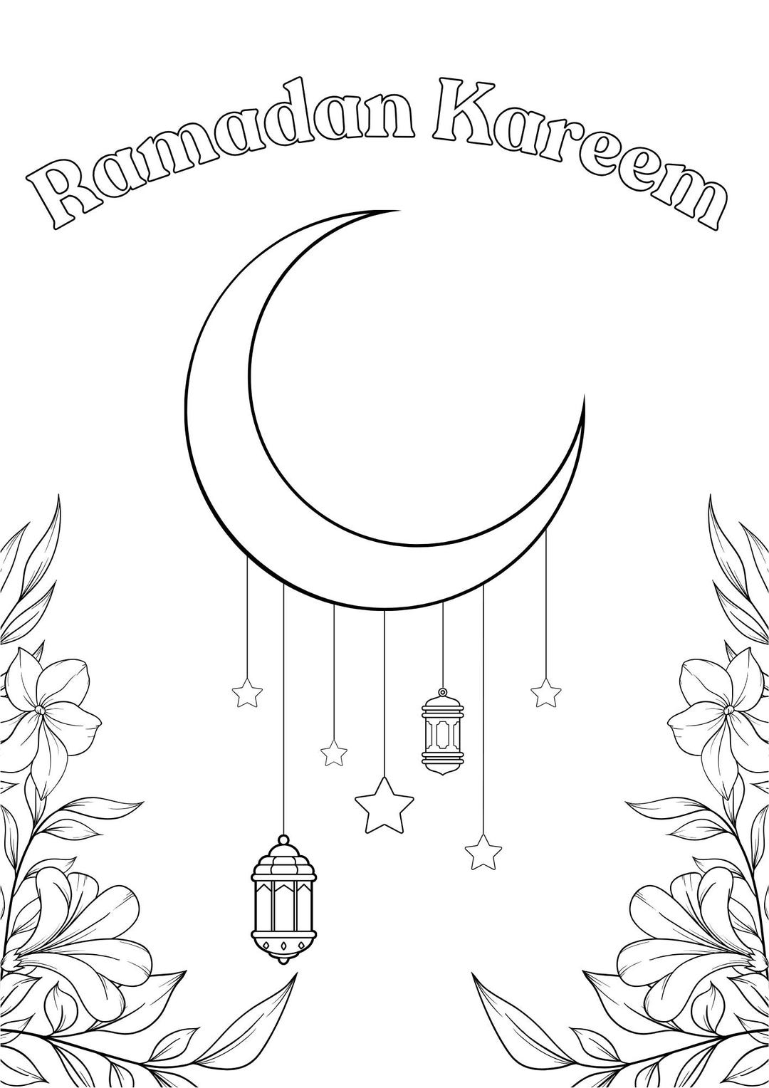 Ramadan Colouring Sheets - Etsy