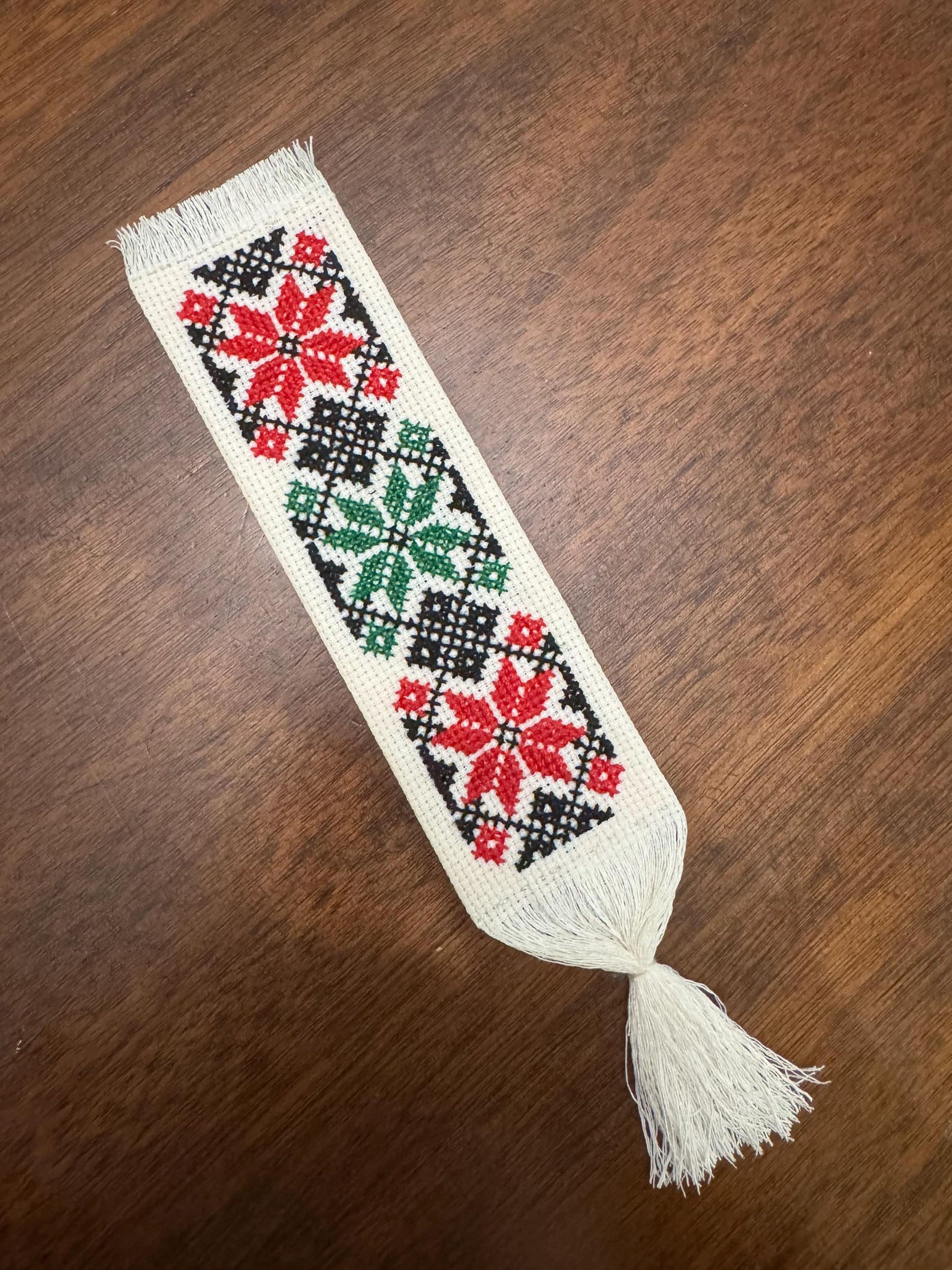 Tatreez Bookmark Palestinian Cross Stitch Embroidery Palestine - Etsy