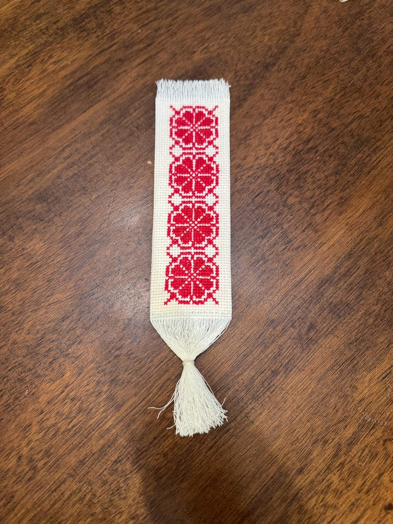 Tatreez Bookmark Palestinian Cross Stitch Embroidery Palestine - Etsy