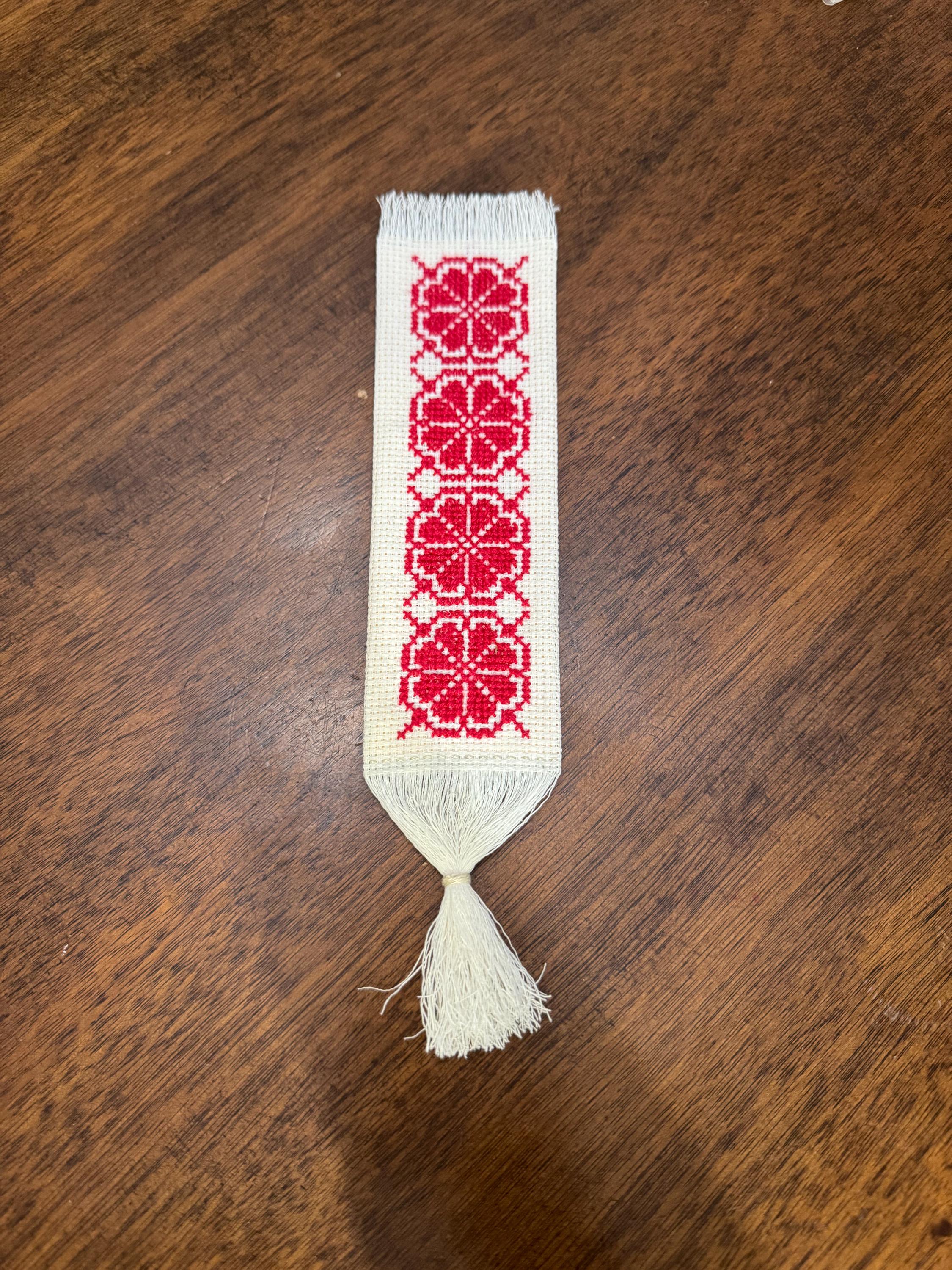 Tatreez Bookmark Palestinian Cross Stitch Embroidery Palestine - Etsy