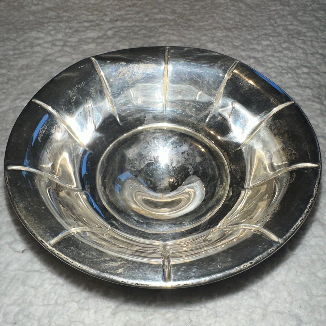Antique Vintage Preisner Sterling Silver Compote Candy Dish Bowl #38 ...