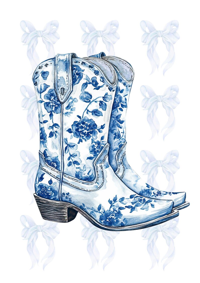 Cowboy Boot Bow - Etsy