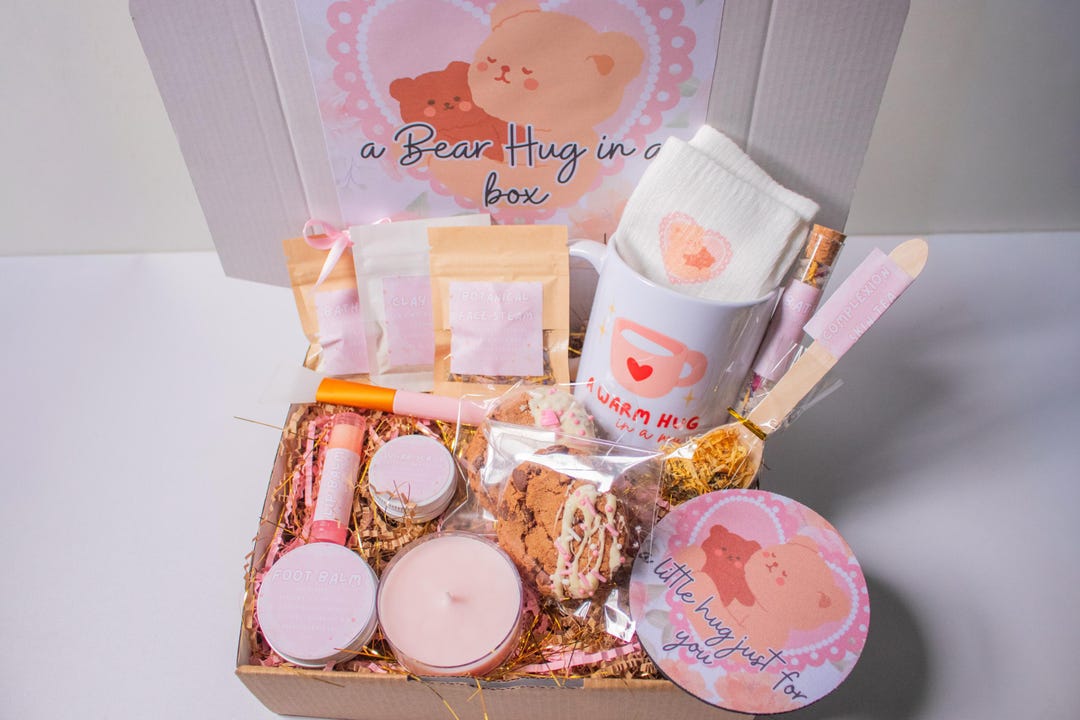 Bear Hug Gift Box, Self Care Pamper Set, Cozy Comforts - Etsy