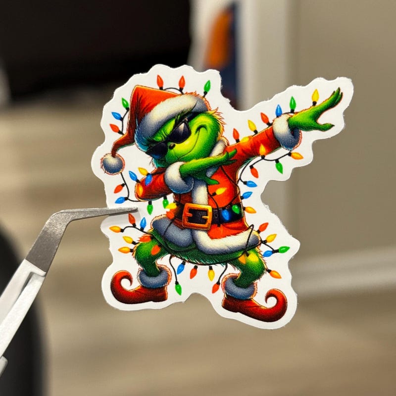 The Grinch Stickers - Etsy