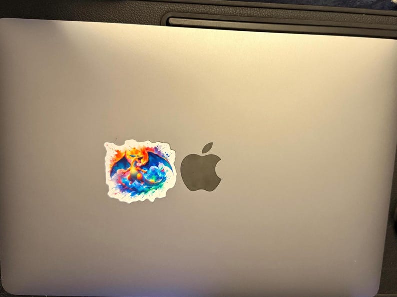 Charizard Flying Vinyl Sticker – Watercolor Style Waterproof Decal for ...