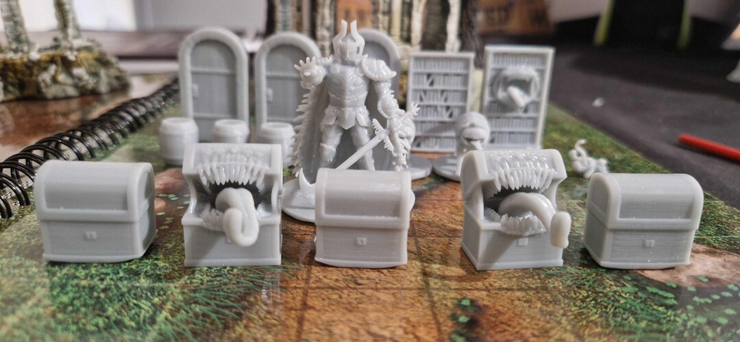 Mimic Miniature Pack Dungeon and Dragons - Etsy