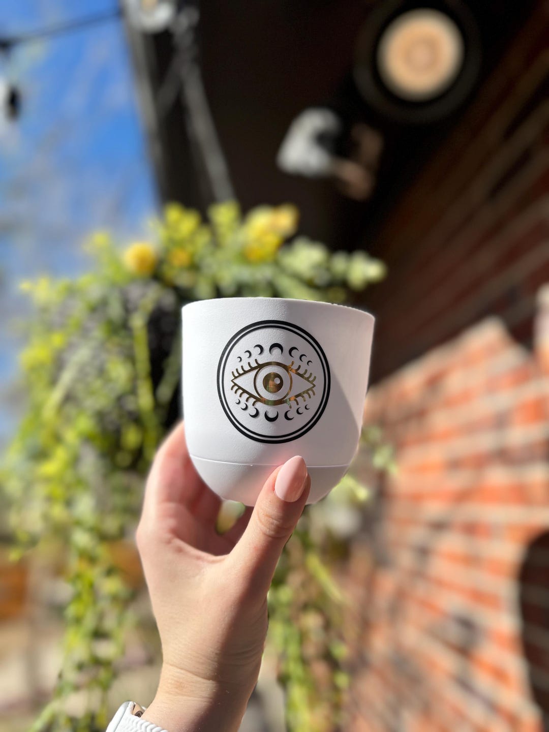 Celestial Evil Eye Plant Pot - Etsy