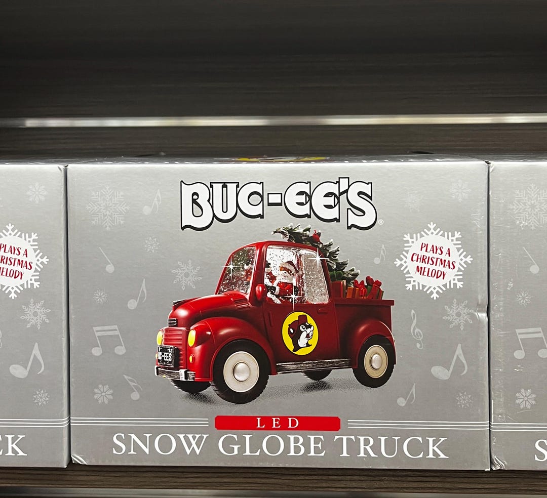 Buc-ee’s Musical Snow Globe Truck With LED Lights and Santa Buc-ee ...