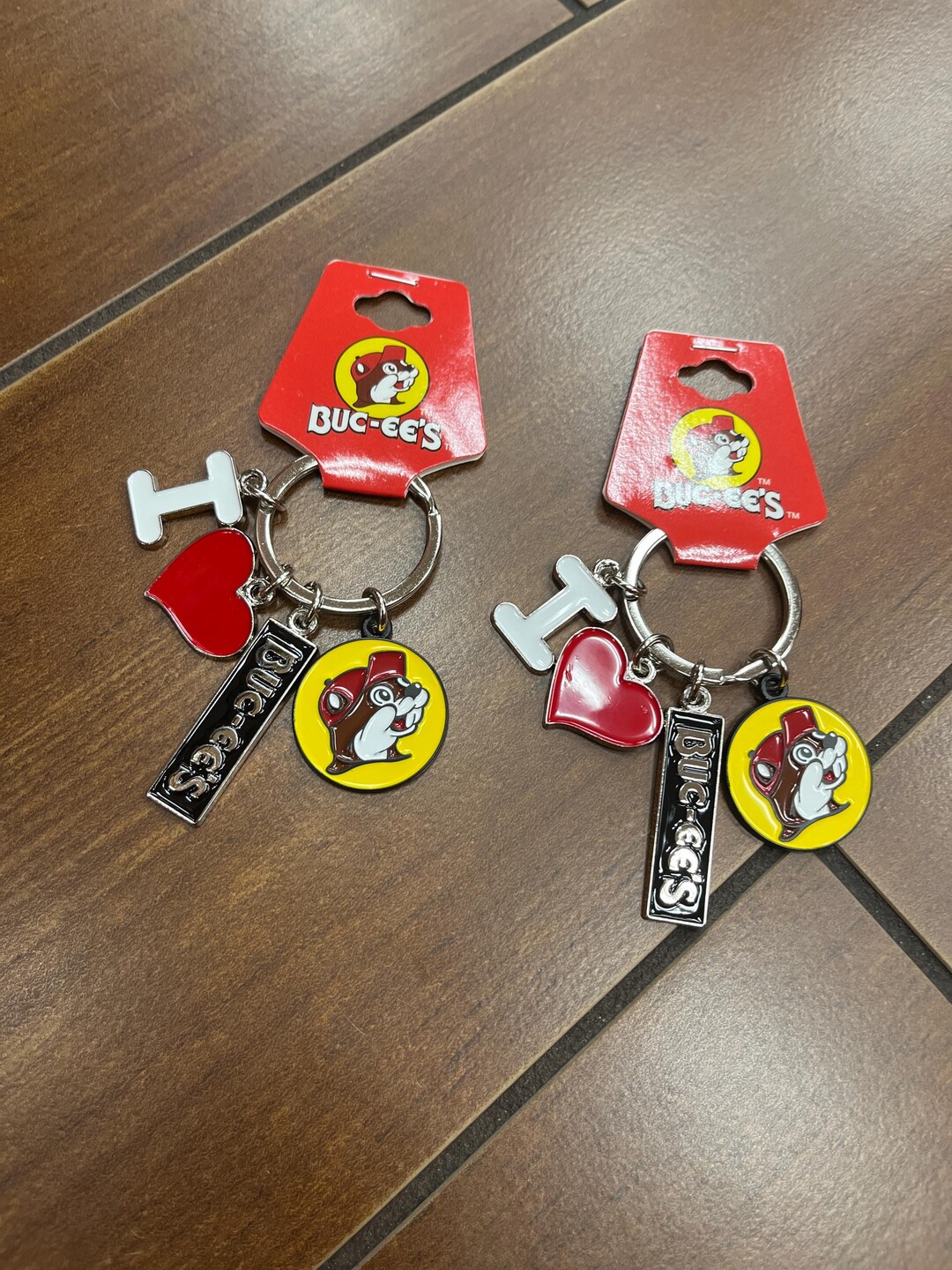 Buc-ee’s Keychains, I Love Buc-ee’s Charms, Bottle Cap + Opener ...