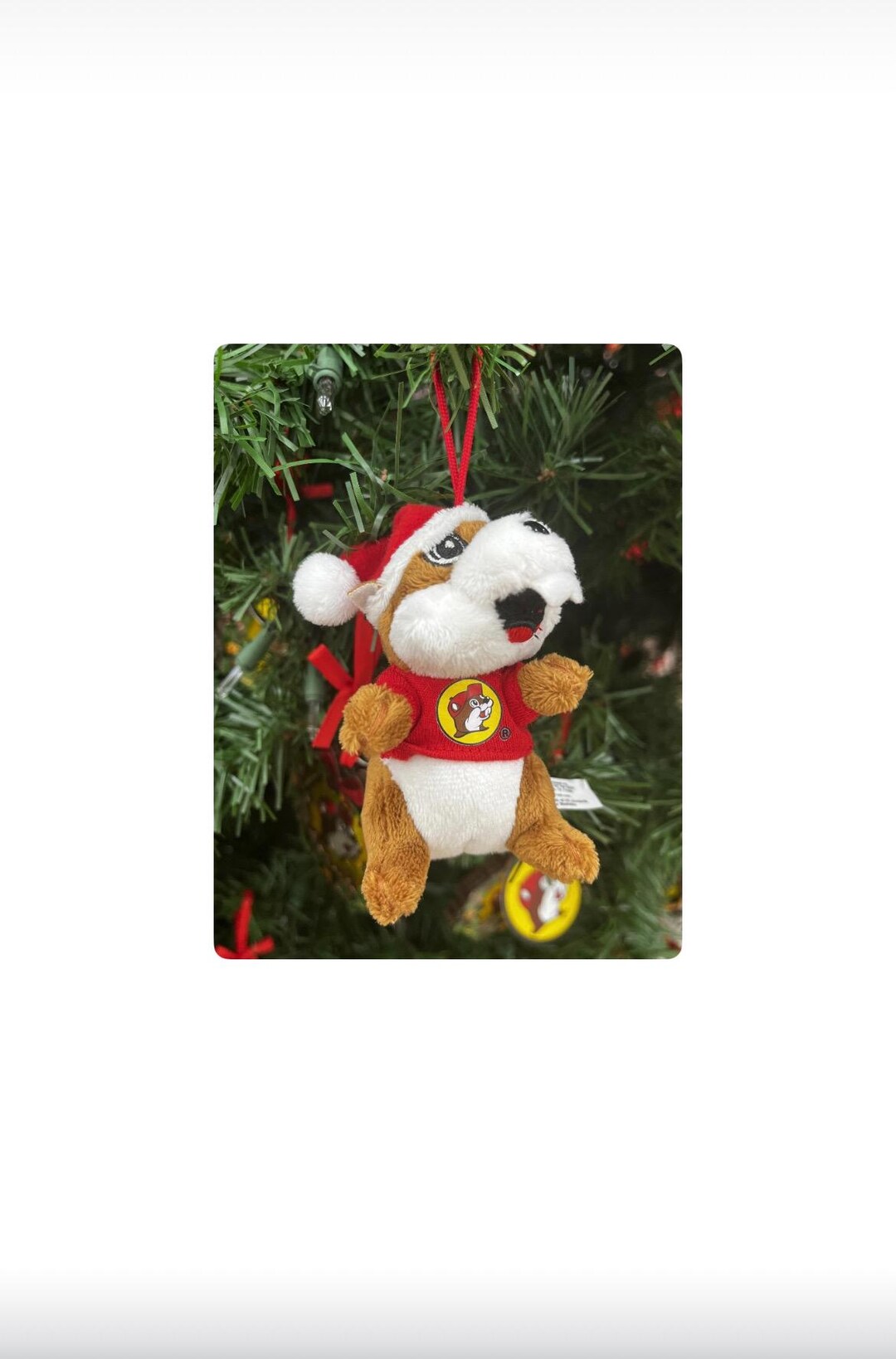 Buc-ee's Santa Hat Christmas Tree Ornament Tree Decoration Christmas ...