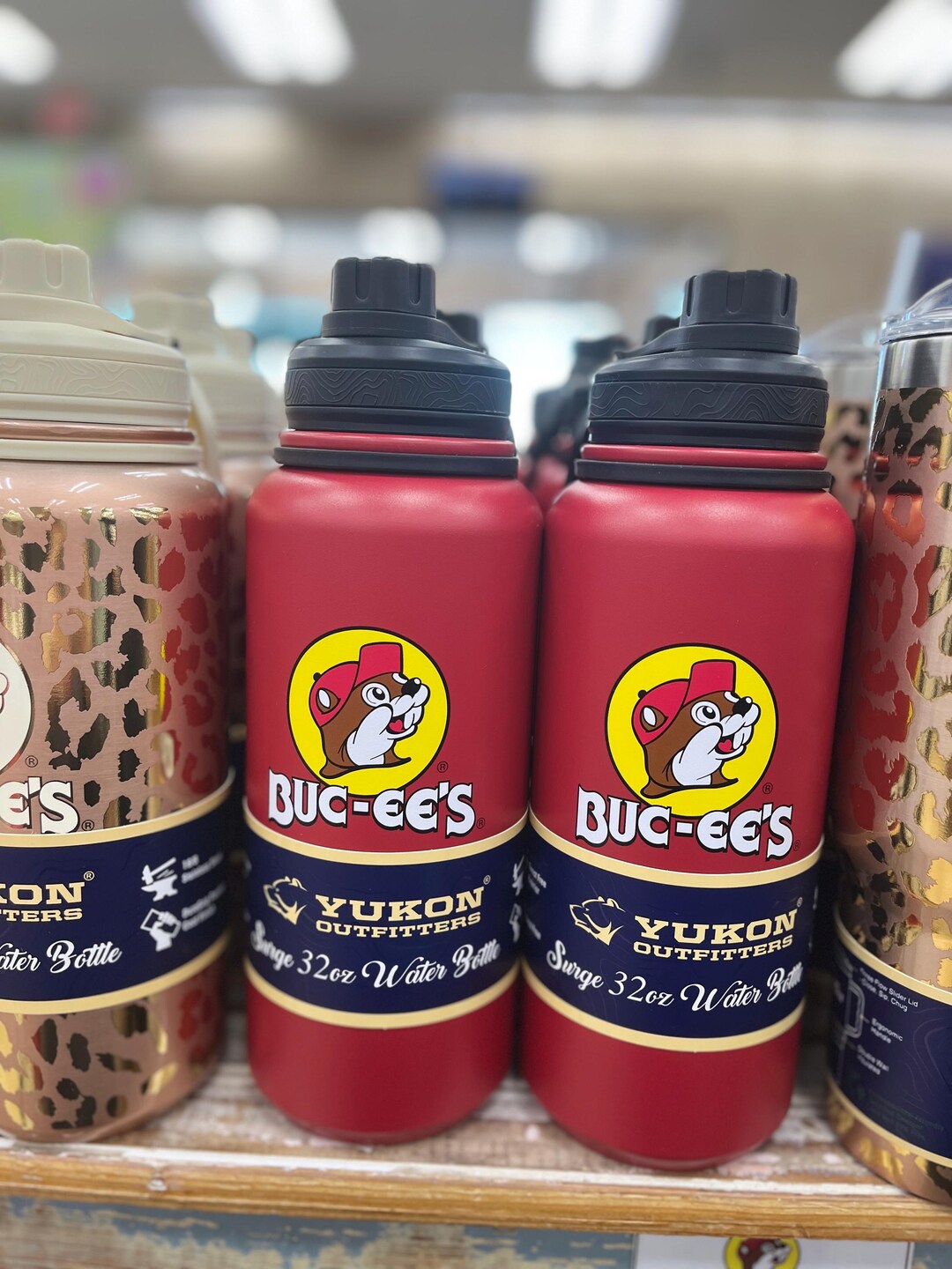 Buc-ees 32oz Water Bottle, Surge Water Bottle, Bucees Tumbler, Red ...