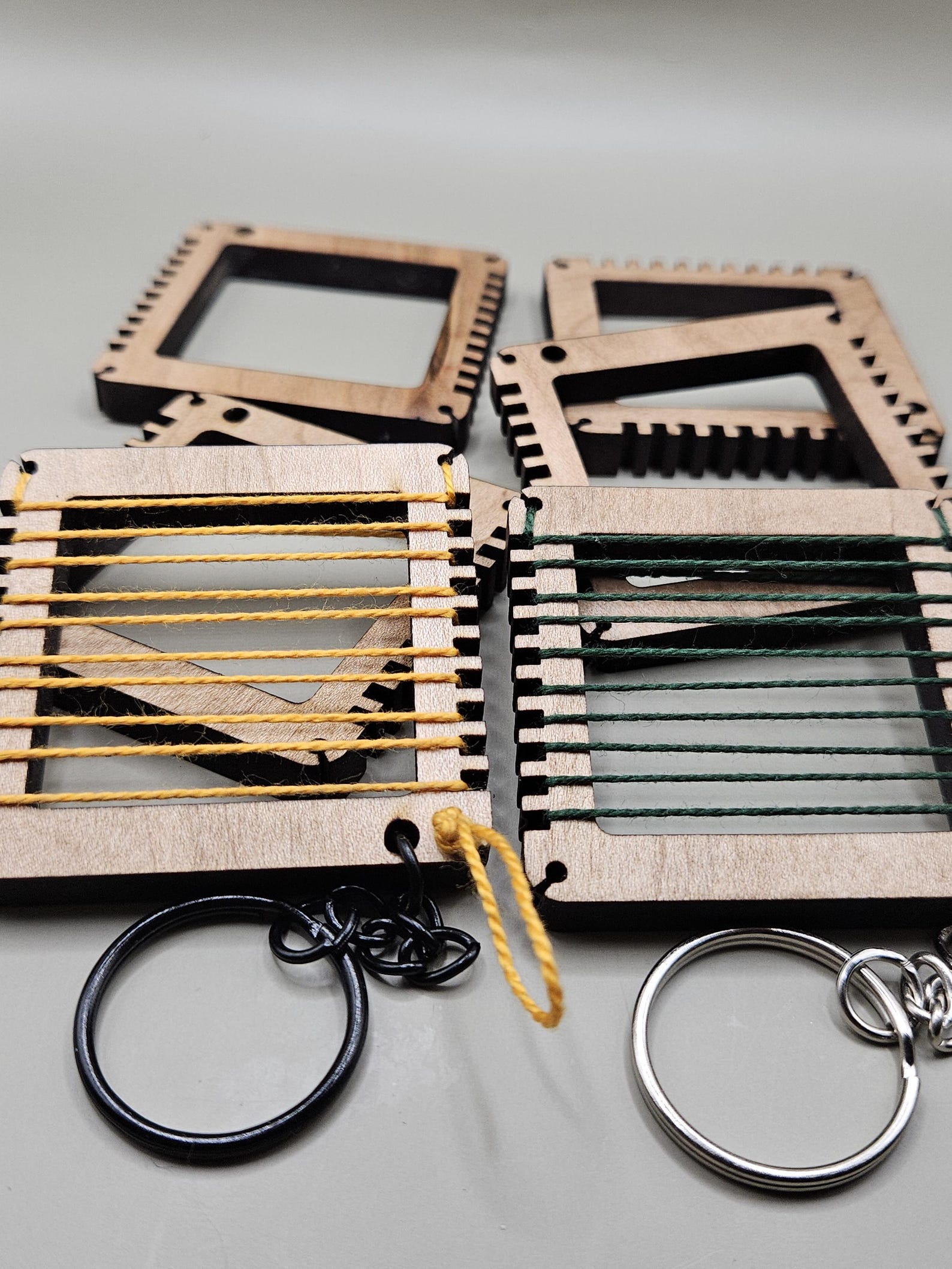 Mini Loom Keychains: Pre-warped DIY Weaving Kit - Etsy