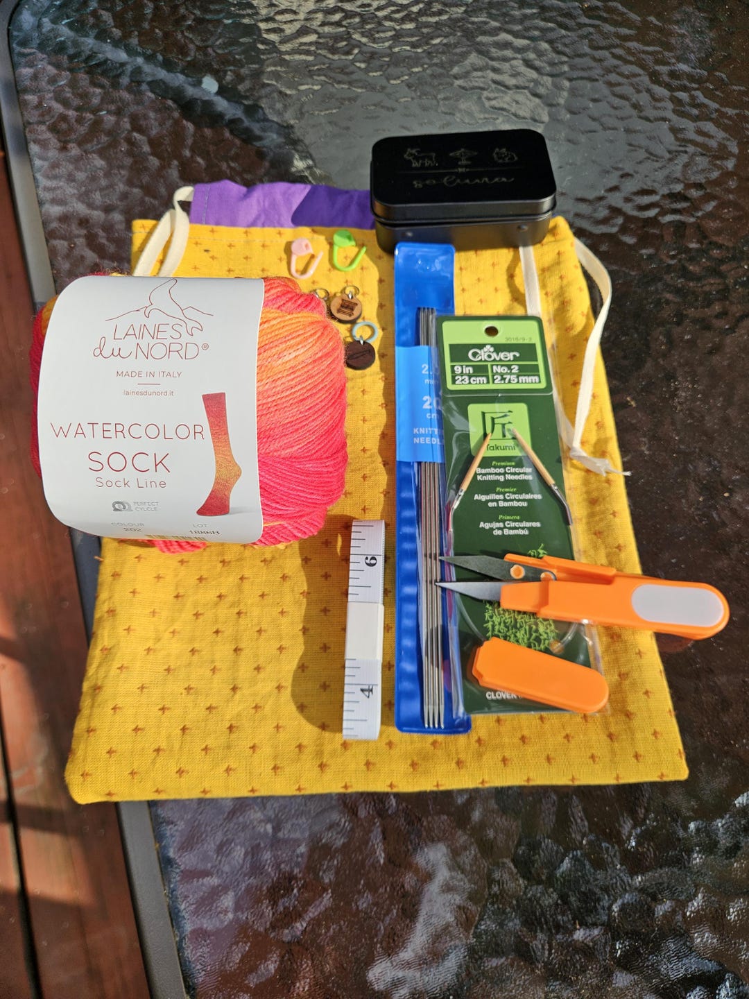 Sock Knitting Kit – Laines Du Nord Yarn Edition- Can Make Two Pairs of ...