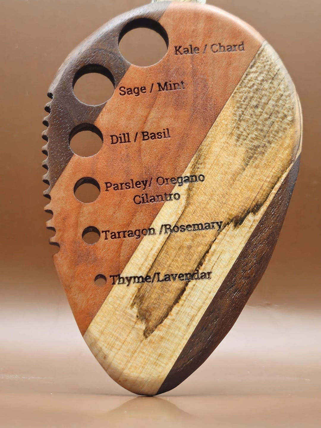 Hardwood Herb Stripper Tool – Maple, Cherry & Walnut – Handcrafted ...