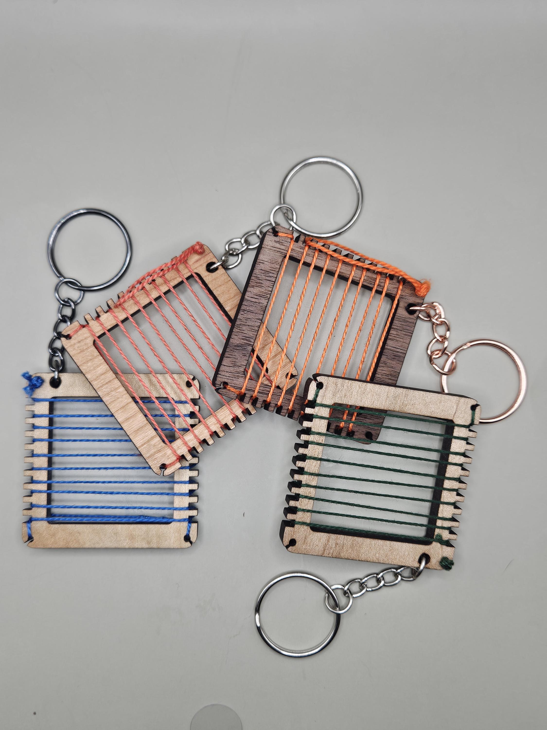 Mini Loom Keychains: Pre-warped DIY Weaving Kit - Etsy