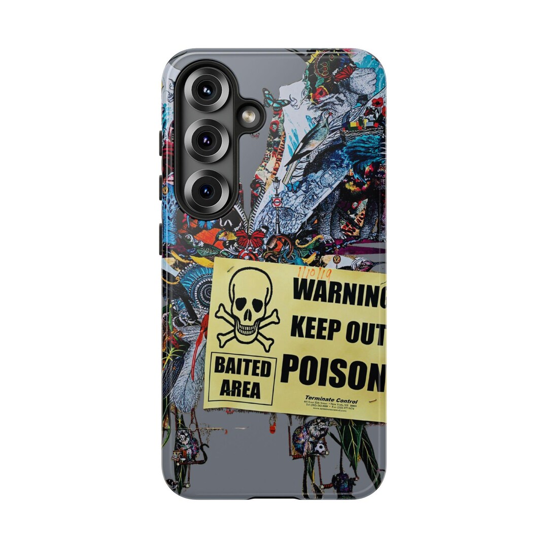 Poison Warning Phone Tough Cases for Samsung Galaxy S20 S21 S22 S23 S24 ...