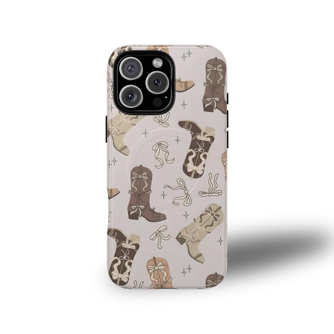 Cowgirl Boots Westren Phone Case for iPhone 14 15 16 Pro Max, Pro, Plus ...