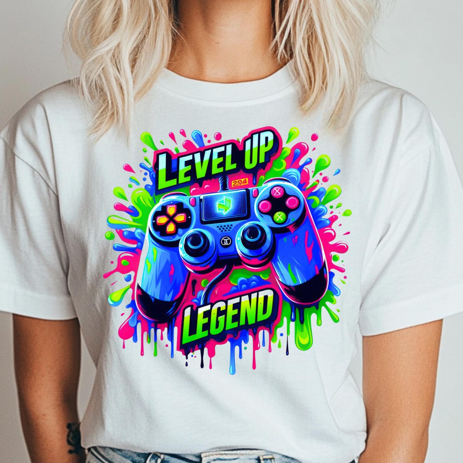 Level up Graffiti PNG: Birthday Gamer Design (digital Download) - Etsy