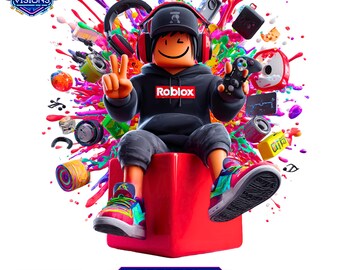 Roblox PNG | Gamer Avatar, Sublimationsdesign (Digitaler Download ...