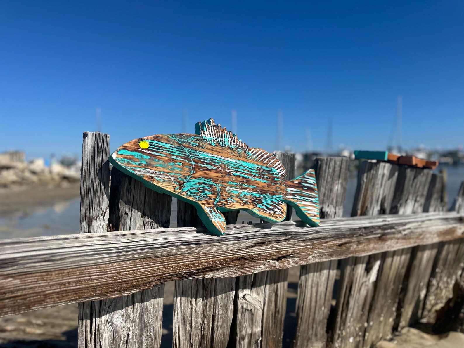 Distressed Wood Grouper Fish Wall Art Sign Coastal Decor Beach House - Etsy