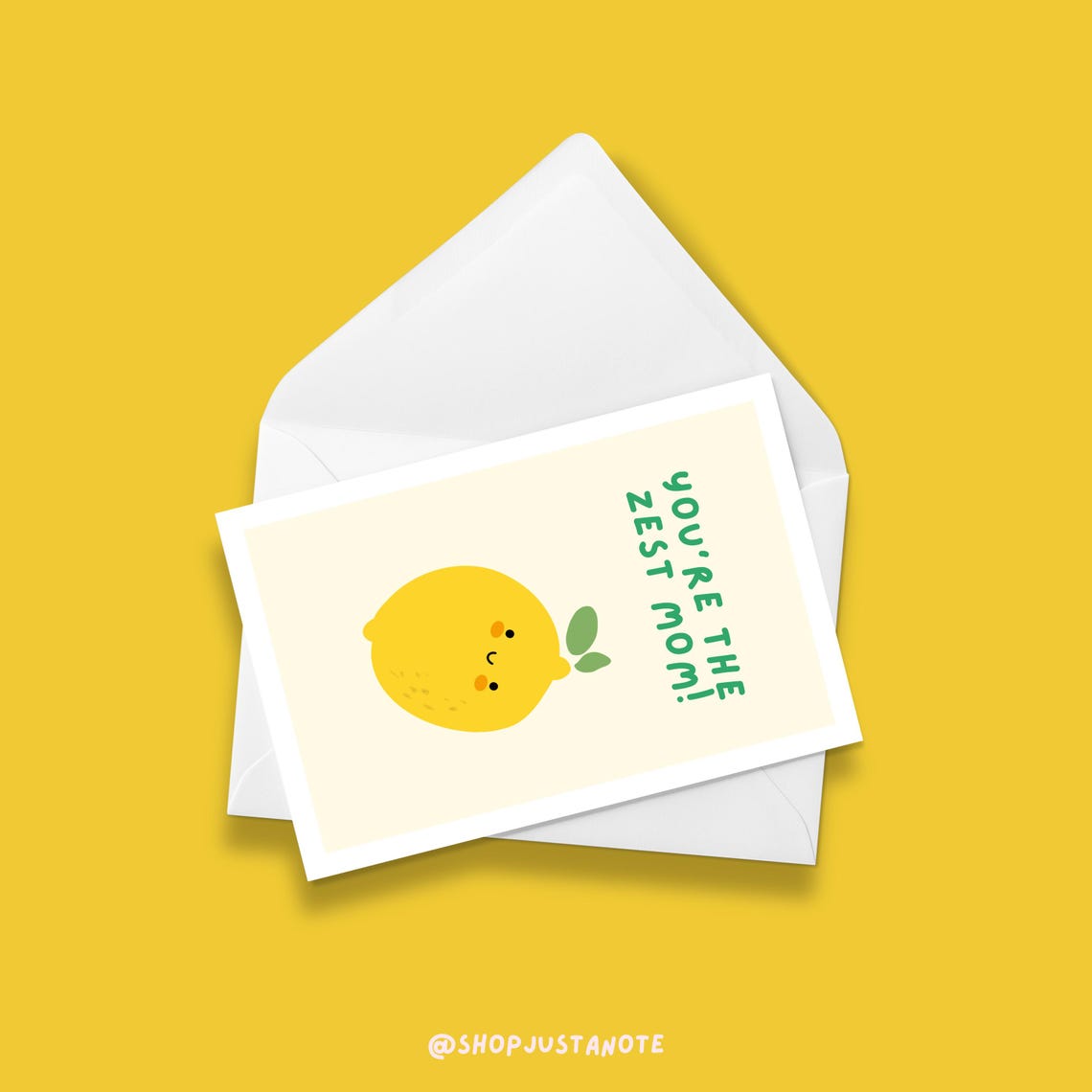 You're the Zest Mom – Funny and Cute Mother's Day Card, Lemon Pun Card ...