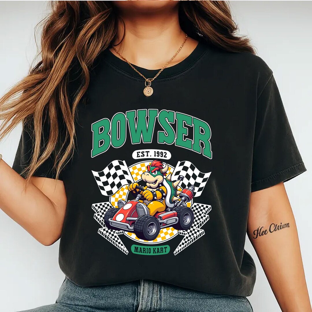 Bowser Race Cars Super Mario Epic Universe Shirt, Mario Epic Universe ...