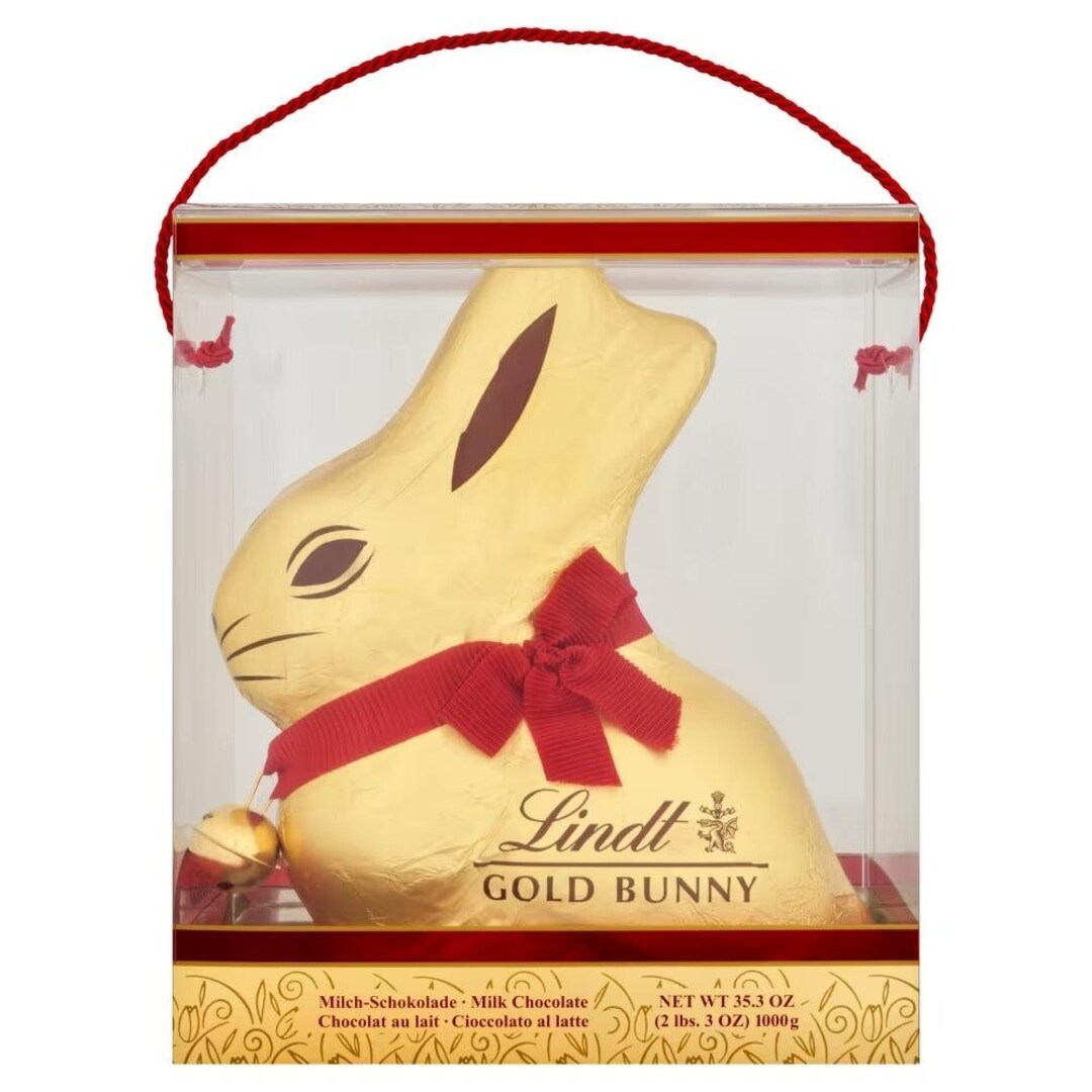 Lindt Gold Bunny Milk Chocolate 1kg - Etsy